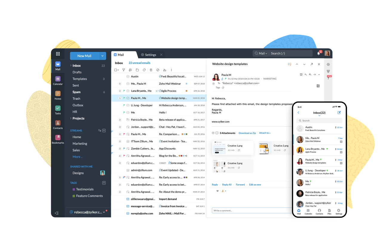 Zoho Mail - Official Website Of Lightweight Solutions
